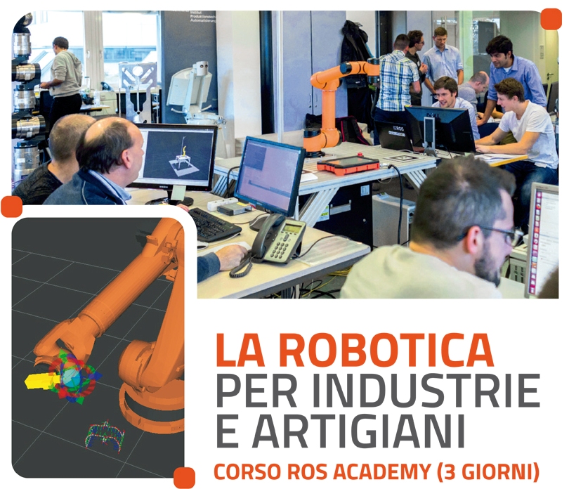 Corso di formazione su Ros-Industrial al FabLab Castelfranco Veneto